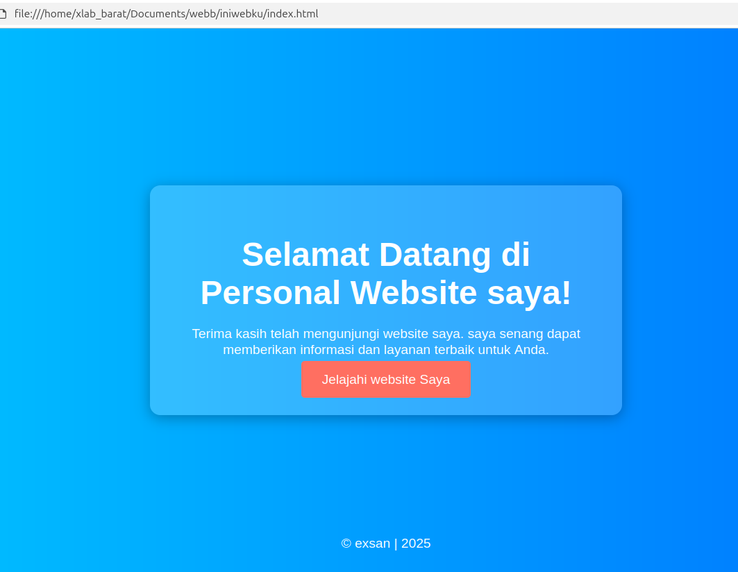 MEMBUAT WEB PROFILE PRIBADI MENGGUNAKAN HTML - kelascoding.smpn2godean.sch.id